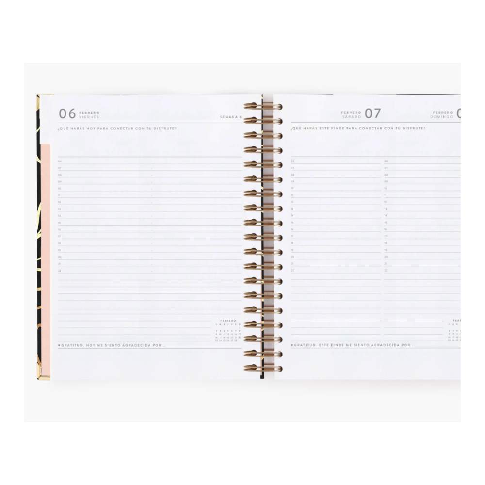 Agenda Charuca Diaria 2026 Black Grande - La Niña Shops