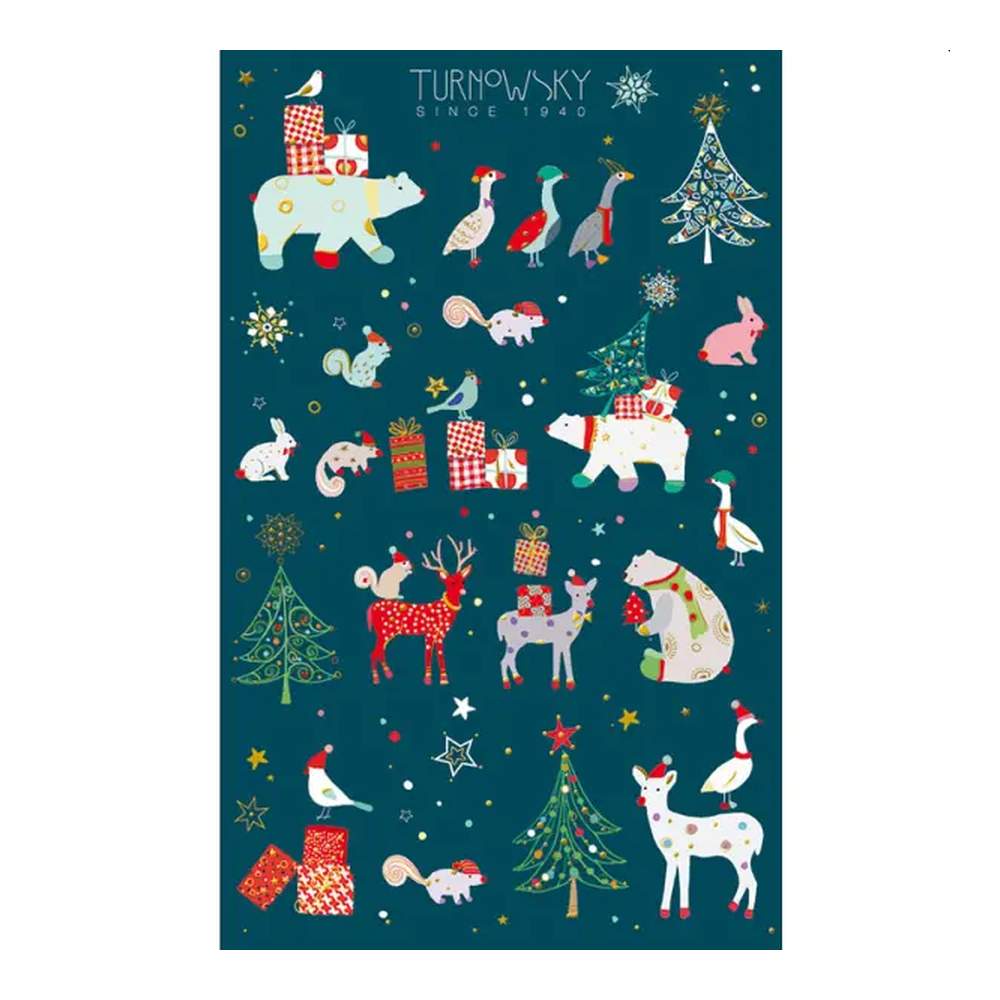Sticker Turnowsky Navidad Animales - La Niña Shops
